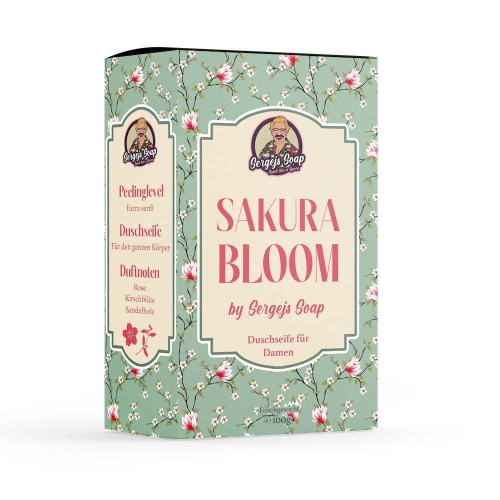 Sakura Bloom - Duschseife von Sergejs Soap hier kaufen